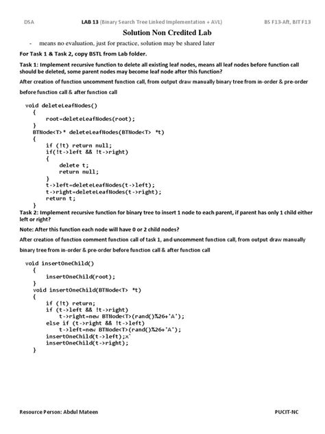 solution non credited lab means no evaluation just for practice solution may be shared