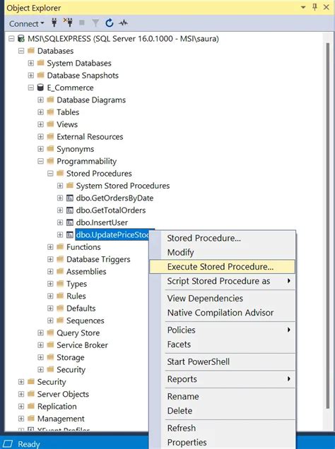 How To Execute Stored Procedure For Update In Sql Server Sql Server Guides