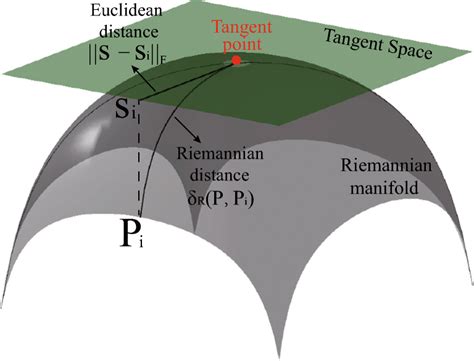 riemannian manifold and its tangent space download scientific diagram