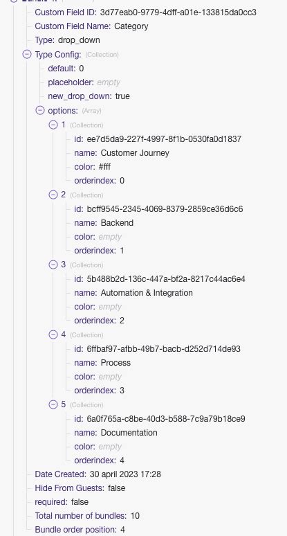 Modify A Custom Field In ClickUp Which Uses UUID Dropdown Label Etc