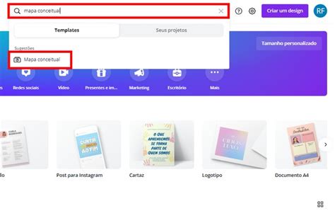 Como Fazer Mapa Conceitual Online Usando O Canva