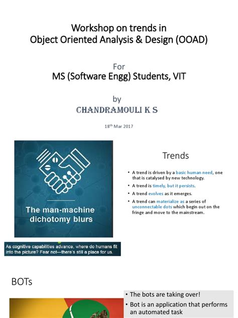 workshop on trends in object oriented analysis and design ooad pdf class computer