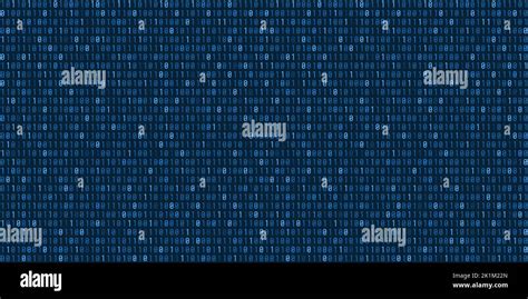 blue technology background binary code cyber texture seamless abstract binary code vector