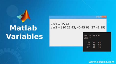 matlab variables types of variables in matlab with examples