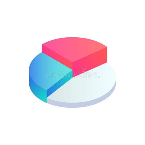 Isometric Infographics Pie Chart Circle Graph Stock Illustrations 227