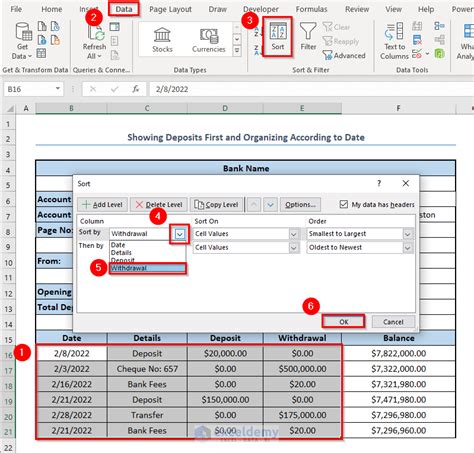 How To Edit Bank Statements In Excel With Easy Steps