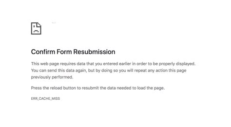 How To Fix The ERR CACHE MISS Error Message In Chrome