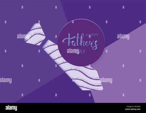 Feliz Día Del Padre Tarjeta Con Papercut Atar Y Cortar El Fondo Letras Escritas A Mano Día Del