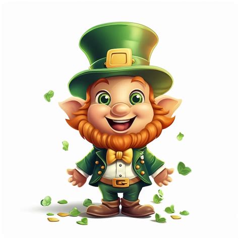 Premium Photo Leprechaun With Hat Avatar Character