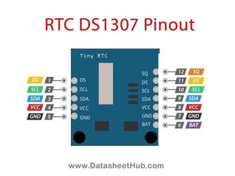 Ds1307 Rtc I2c Real Time Clock Module Datasheet Hub