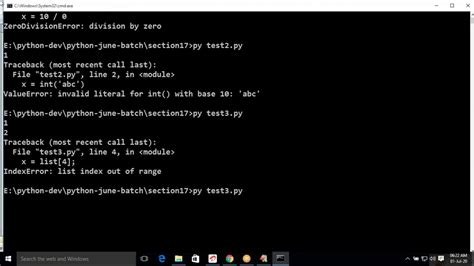 Python Exception Handling YouTube