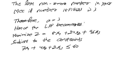 solved solve the following linear programming lp below using the