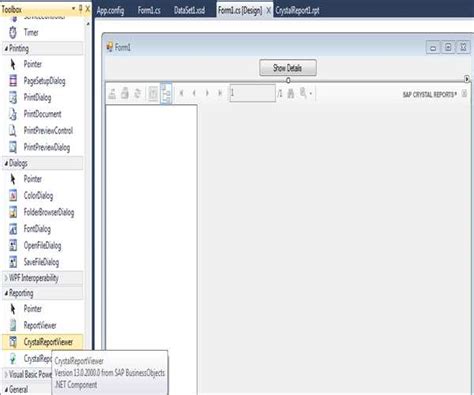 Crystal Report With DataSet MindStick