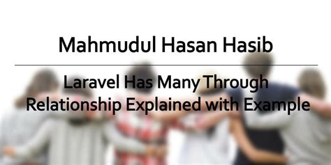 Laravel Has Many Through Relationship Explained With Example DEV
