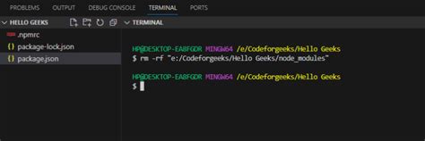 How To Remove Node Modules In Node Js 3 Easy Ways CodeForGeek