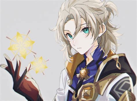 Albedo Genshin Impact Image By Mizu Pixiv Zerochan Anime Image Board