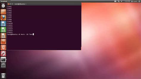 how to use unix more command youtube