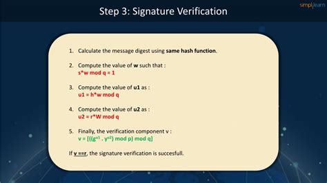 ppt dsa algorithm dsa algorithm explained digital signature algorithm simplile