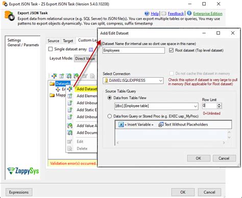 how to export multiple sql server tables into json files json zappysys community