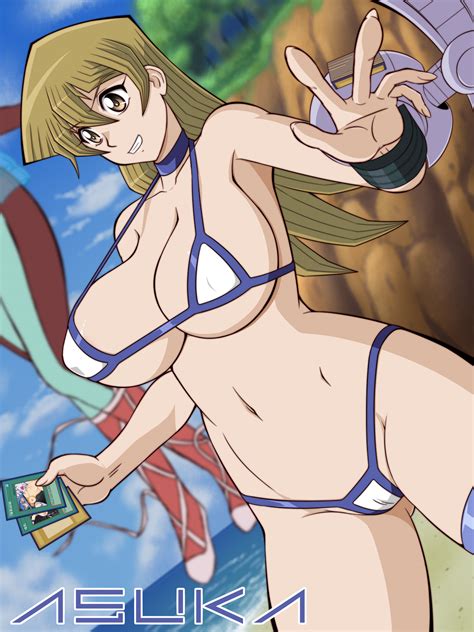 Rule 34 Alexis Rhodes Beach Umbrella Bikini Blonde Hair Brown Eyes Card Female Glamour Works