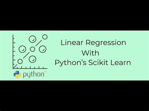 Cómo realizar una regresión lineal con Scikit learn de Python YouTube