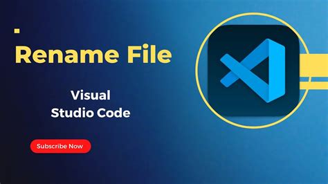 How To Rename File In Visual Studio Code YouTube