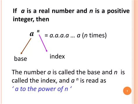 ppt if a is a real number and n is a positive integer then powerpoint presentation id 5340245
