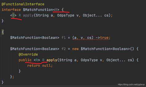 java函数式编程functionalinterface报错：the target method is generic csdn博客