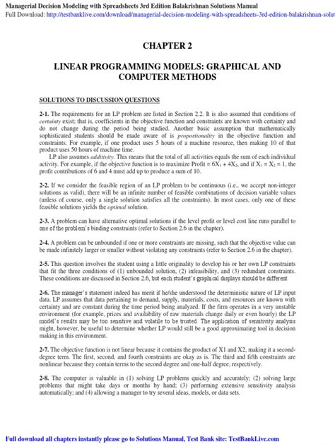 managerial decision modeling with spread pdf