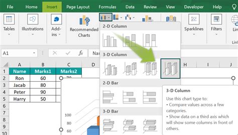 Comparison Chart In Excel Examples Template How To Create
