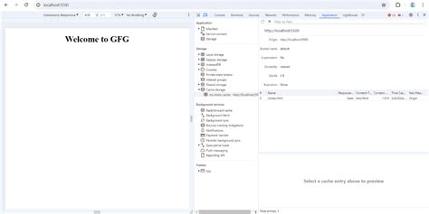 How To Manage Service Worker Cache In Javascript Geeksforgeeks