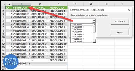 curso excel vba y macros cap 53 y 54 formularios control combobox ó cuadro combinado