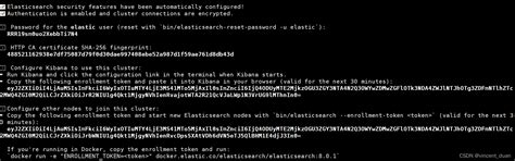 最新elasticsearch 8 0 安装配置 elastic8配置文件 csdn博客