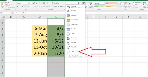 learn new things how to stop numbers converting into dates in ms excel