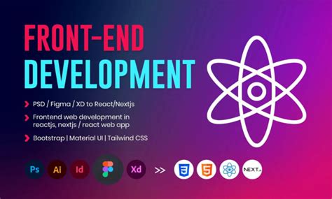 be your front end web developer using html css bootstrap react js by waqasnawaz333 fiverr