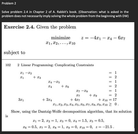 problem 2 solve problem 2 4 in chapter 2 of a