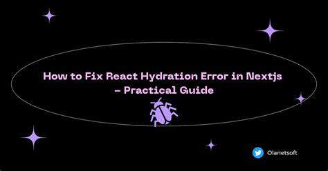 fix react hydration error next js guide