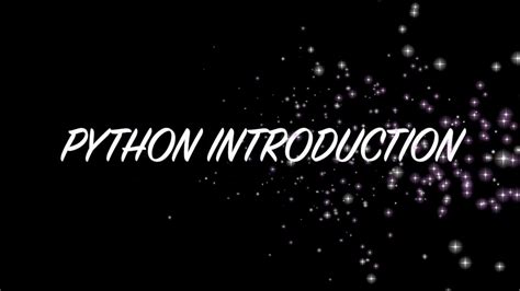 1 python introduction tamil [ full course for beginners ] youtube