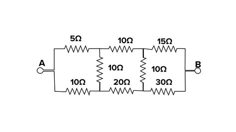 Solved In The Arrangement Of Resistances Shown Below The Effective