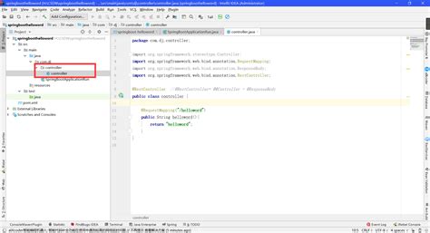 spring boot创建一个helloworld项目 springboot helloworld csdn博客