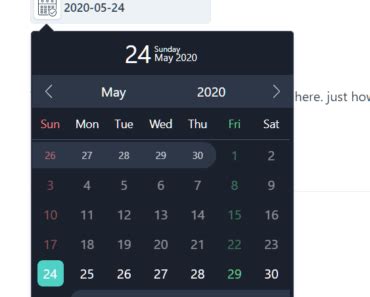 Multiple Date Picker Component For Vue Js Vue Script