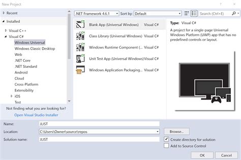 xaml listview control for universal windows apps