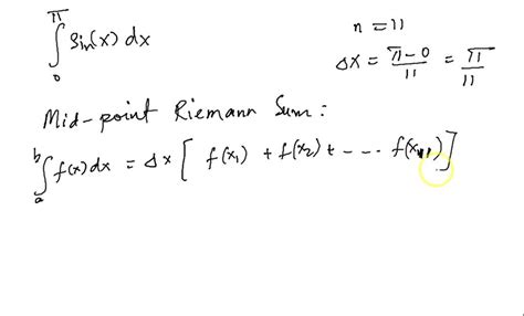 solved a formula to approximate the above integral using n subintervals and using midpoint rule