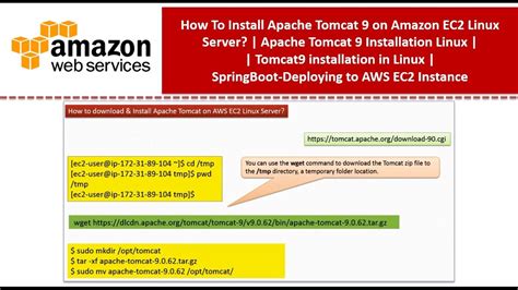 How To Install Apache Tomcat 9 On Amazon EC2 Linux Server Apache
