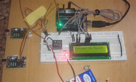 Automatic Room Light Controller With Bidirectional Visitor Counter Arduino Project With Circuit