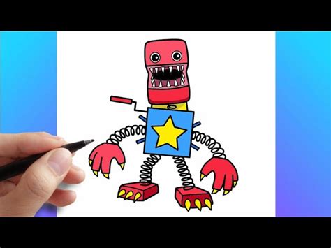 Making Boxy Boo How To Draw Boxy Boo Step By Step Project Playtime Poppy Playtime