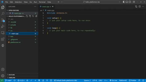 platformio tutorial for arduino development