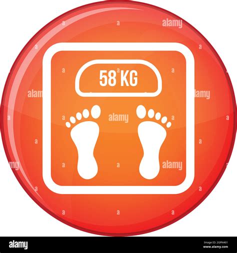 Weight Scale Icon Flat Style Stock Vector Image Art Alamy