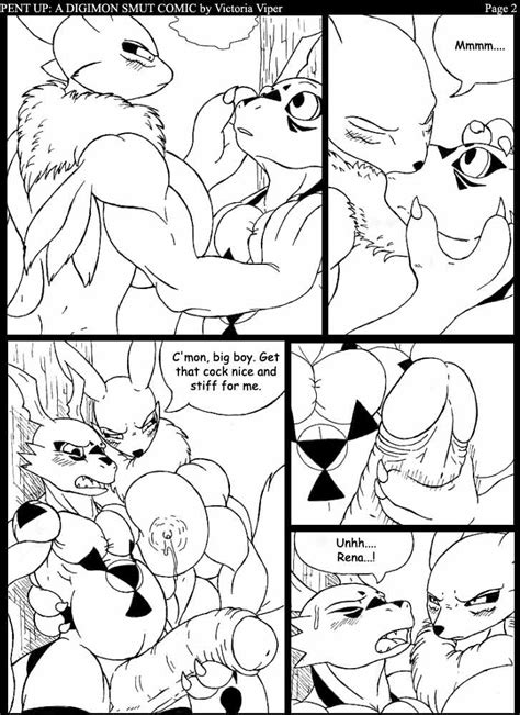 Rule 34 Comic Digimon Female Guilmon Renamon Victoria Viper 242163