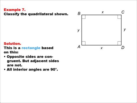 math example polygons quadrilateral classification example 7 media4math